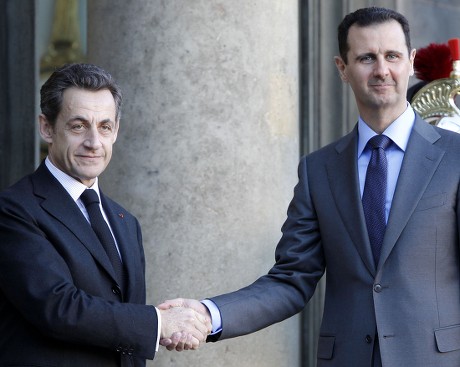 French President Nicolas Sarkozy L Greets Editorial Stock Photo - Stock ...