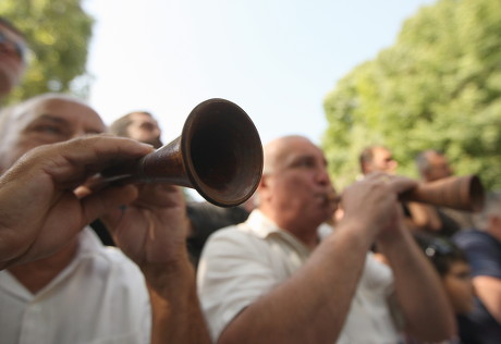Georgian Musicians Take Part Folk Festival Editorial Stock Photo ...