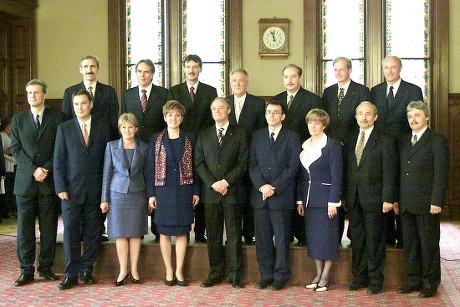 Budapest Hungary Ministers New Hungarian Government Editorial Stock ...