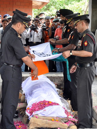 Body Slain Indian Army Colonel Commanding Editorial Stock Photo - Stock ...