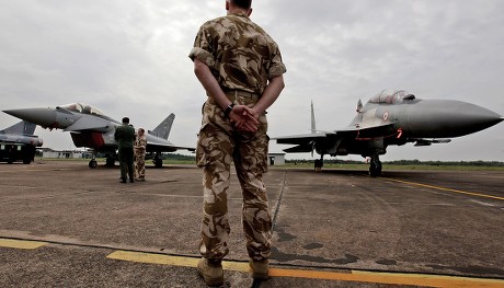 Royal Air Force Raf Officer Stands Editorial Stock Photo - Stock Image ...