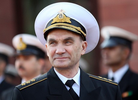 Commanderinchief Russian Navy Admiral Vladimir Vysotsky Editorial Stock ...