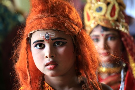 Indian Boy Dressed Lord Shiva C Editorial Stock Photo - Stock Image ...