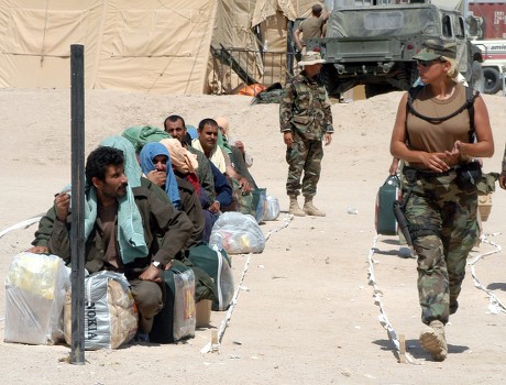 Iraqi Prisoners War Pow Leave Camp Editorial Stock Photo - Stock Image ...
