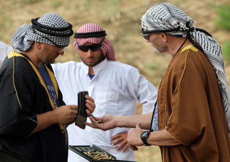 Multinational Security Personnel Dressed Arab Robes Editorial Stock ...