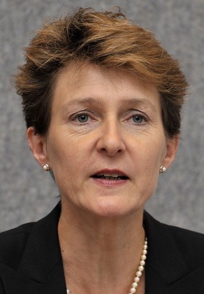 Swiss Minister Justice Simonetta Sommaruga Addresses Editorial Stock ...