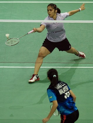 Saina Nehwal India Top Returns Shuttlecock Editorial Stock Photo ...