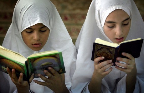 Palestinian Muslim Girls Read Holy Koran Editorial Stock Photo - Stock Image | Shutterstock