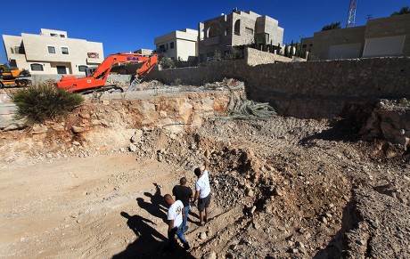 Israeli Builders Workers Reviewing Plans Work Editorial Stock Photo ...