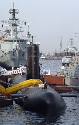 Pakistani Submarine Built Completely Pakistan Navy Editorial Stock ...