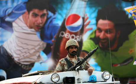 Pakistani Ranger Stands Guard During Chup Editorial Stock Photo - Stock ...
