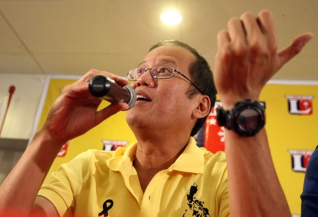 Filipino Presidential Candidate Benigno Noynoy Aquino Editorial Stock ...