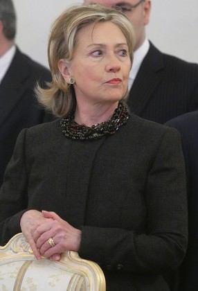 Us Secretary State Hillary Clinton Attends Editorial Stock Photo ...