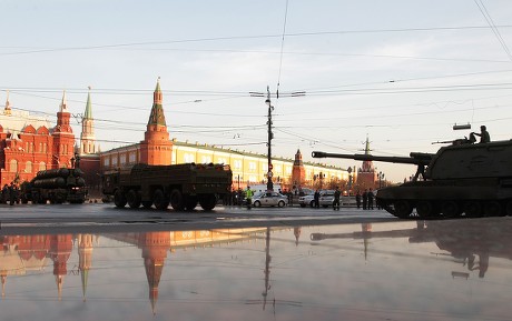 Russian Heavy Weapons Drive Along Tverskaya Editorial Stock Photo - Stock Image | Shutterstock
