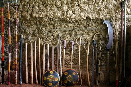 Weapons Used Angampora Ancient Martial Art Editorial Stock Photo ...