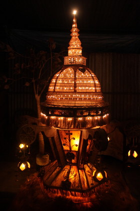 Lantern On Display Vesak Zone Near Editorial Stock Photo - Stock Image ...