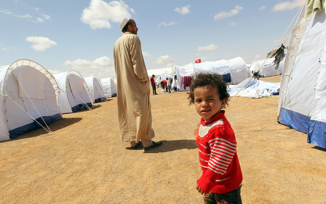 Libyan Child Walks Newly Opened Refugee Editorial Stock Photo - Stock ...