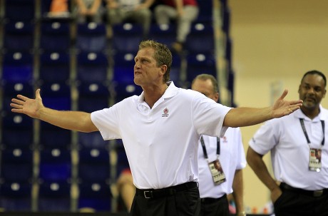Canadas Leo Rautins Coach Gestures While Editorial Stock Photo - Stock ...