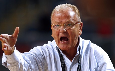 Serbias Coach Dusan Ivkovic Reacts During Editorial Stock Photo - Stock ...
