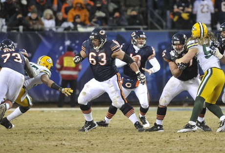 Chicago Bears Roberto Garza C Blocks Editorial Stock Photo - Stock ...