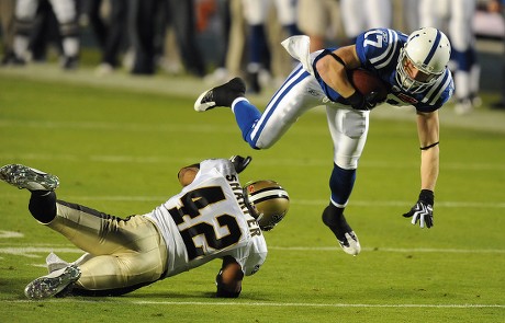 Indianapolis Colts Wide Receiver Austin Collie Editorial Stock Photo ...
