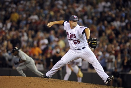 Minnesota Twins Pitcher Matt Capps Throws Editorial Stock Photo - Stock ...