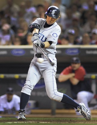 Seattle Mariners Ichiro Suzuki Grounds Out Editorial Stock Photo ...