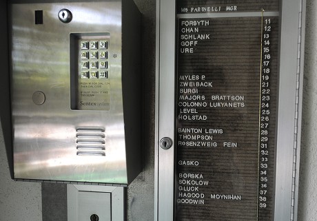 Princessa Eugenia Apartment Complex Call Box Editorial Stock Photo ...