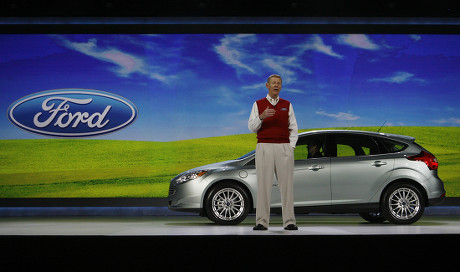 Ford Chairman Ceo Alan Mulally Introduces Editorial Stock Photo - Stock ...