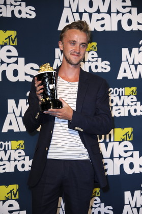 British Actor Tom Felton Poses His Editorial Stock Photo - Stock Image ...