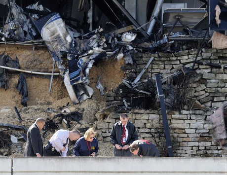 Fbi Local Officials Inspect Debris Near Editorial Stock Photo - Stock ...