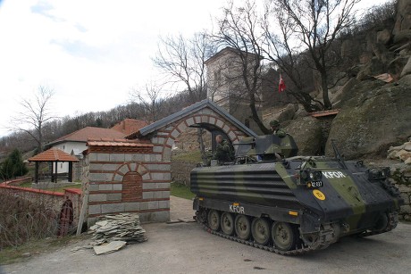 Danish Nato Peacekeepers Troops Apc Vehicle Editorial Stock Photo ...