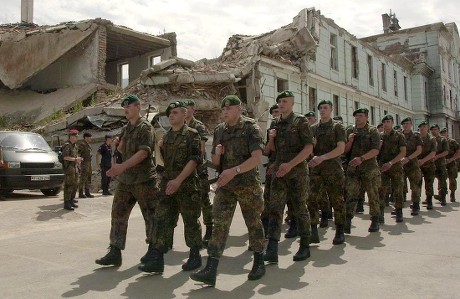 Prizren Kosovo Yugoslavia German Kfor Soldiers Editorial Stock Photo ...