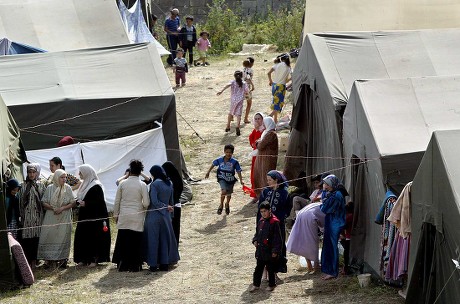 Military Tents Shelter Homeless Who Were Editorial Stock Photo - Stock ...