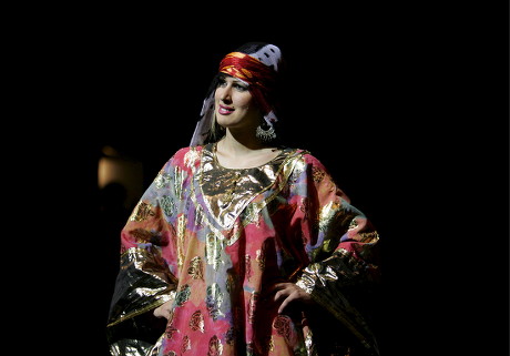 Syrian Models Display Costumes Traditional Style Editorial Stock Photo ...