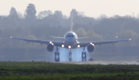 First Plane Lands Back Gatwick Airport Editorial Stock Photo - Stock ...