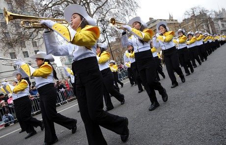 Marching Bands Parade Whitehall During Annual Editorial Stock Photo ...