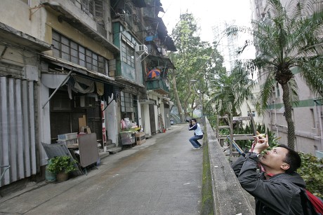 China Hong Kong Wing Lee Street Heritage Battle - Mar 2010 Stock ...