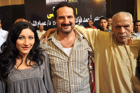 Egyptian Actors Jihan Fadel L Khaled Editorial Stock Photo - Stock ...