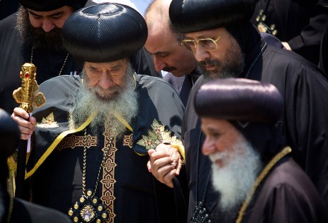Egypts Coptic Church Head Pope Shenouda Editorial Stock Photo - Stock ...