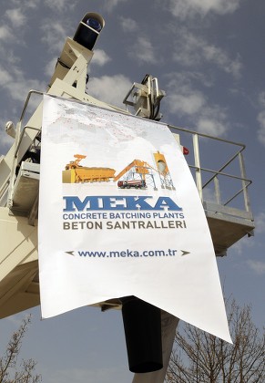 View Turkish Meka Construction Company Stand Editorial Stock Photo ...