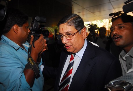 N Srinivasan Secretary Board Control Cricket Editorial Stock Photo ...