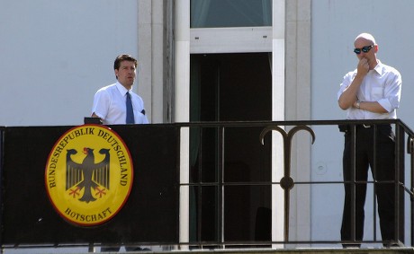 German Security Staff German Embassy Teheran Editorial Stock Photo ...