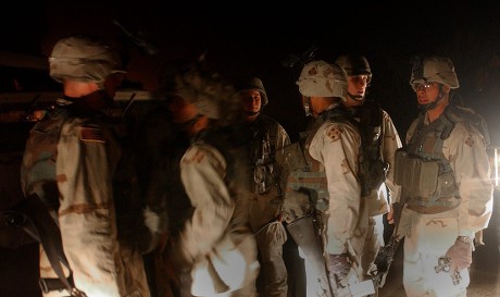 Us Soldier 4th Infantry Division Awaits Editorial Stock Photo - Stock ...