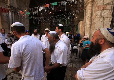 Religious Rightwing Jews Dance Sing Moments Editorial Stock Photo ...