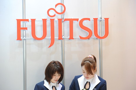 Fujitsu Corporation Logo Trade Fair Tokyo Editorial Stock Photo - Stock ...