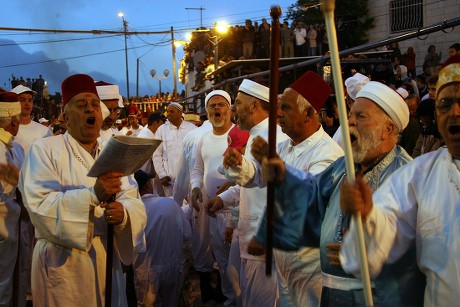 Members Ancient Samaritan Community Gather Start Editorial Stock Photo ...