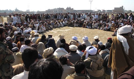 Elders Mehsud Tribe Attend Jirga Centuries Editorial Stock Photo ...