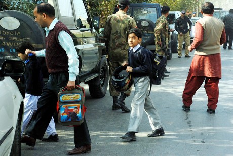 Pakistani School Children Leave Scene Truck Editorial Stock Photo ...