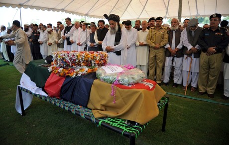Relatives Pakistani Security Officials Attend Funeral Editorial Stock ...
